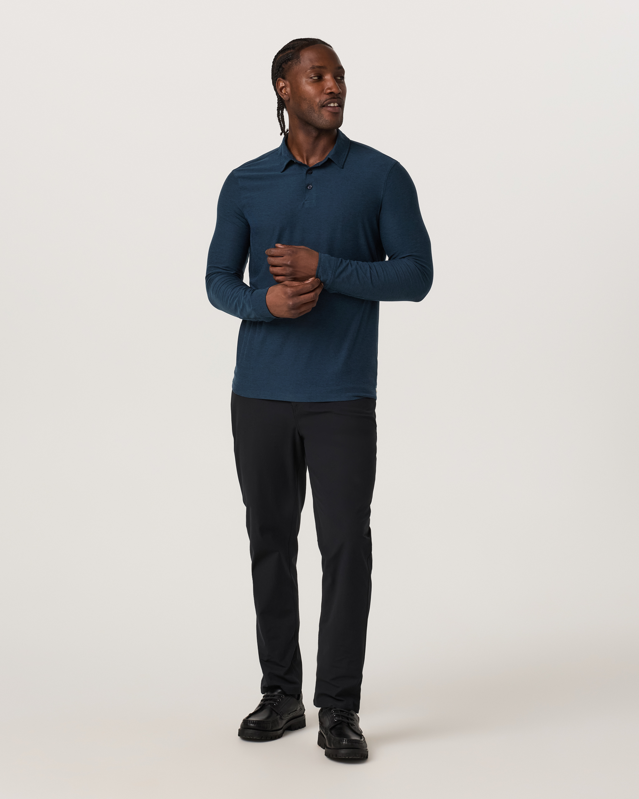 VUORI Long-Sleeve Strato Tech Polo